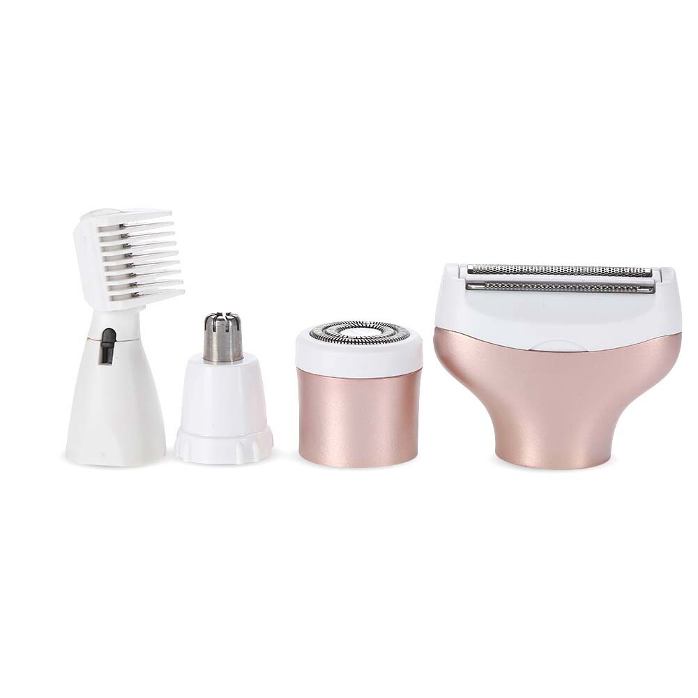 4 IN 1 Lady Grooming Kit Women Mini Electric Shaving Cutter Set Rose ...