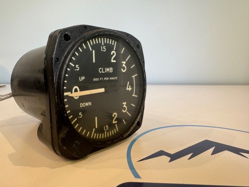 Nice tested KARNISH INSTRUMENTS RATE OF CLIMB INDICATOR AC-132-XX VSI ...