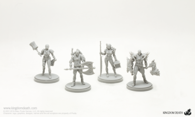 4 x armor gorm kit-kingdom death monster miniature rpg rpg gorm armor ...