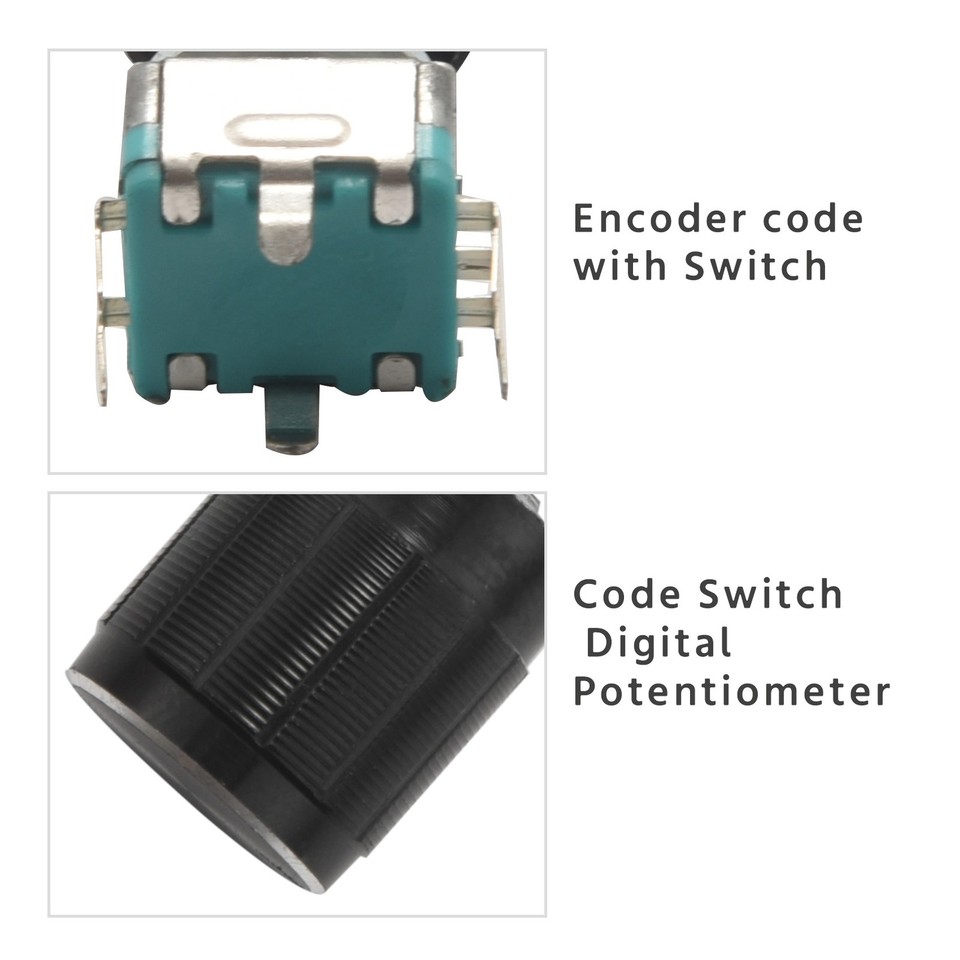 (7 Pin 20MM)10 PCS 360 Degree EC11 Rotary Encoder Code Digital4954 ...