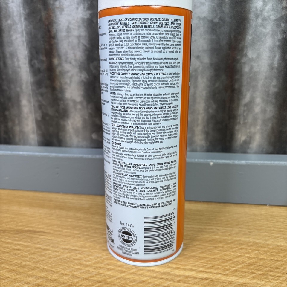 Reefer-Galler 1474 15 oz SLA Cedar Scented Moth Insect Killer Spray Bed ...