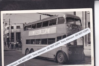 LONDON TRANSPORT - Q1 TYPE TROLLEY BUS NO. 1773 @ WIMBLEDON - PHOTO ...