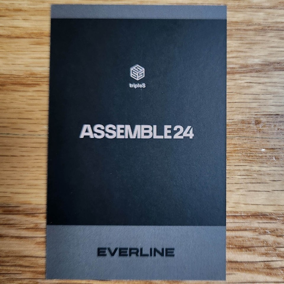Sullin Everline Lucky Draw Photocard TripleS Assemble 24 Genuine Kpop ...