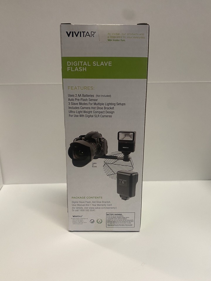 Vivitar Light it Up Digital Slave Flash V319AF-NOC *NEW* - REDUCED ...