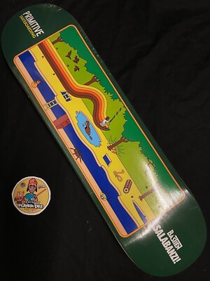RARE Primitive Bastien Salabanzi Playground SNES Skateboard Deck ...