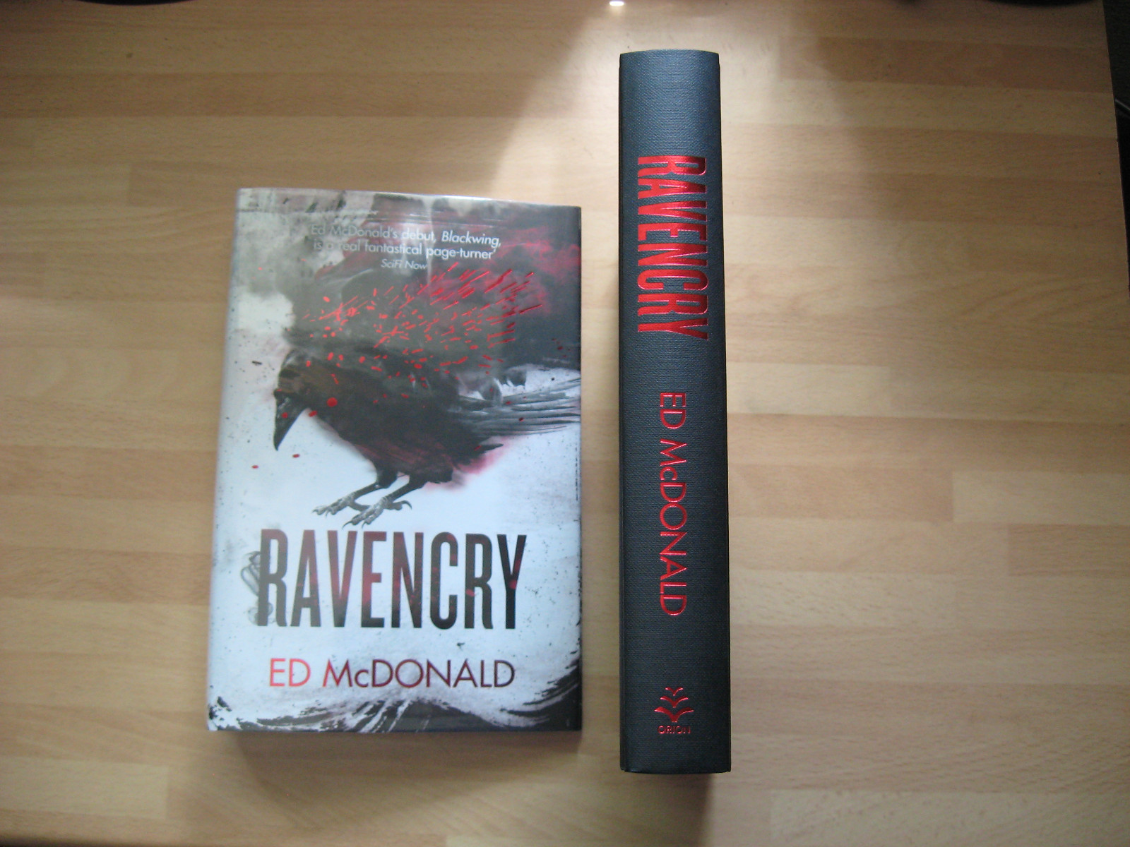 Ed McDonald - Ravencry Signed 1st Raven's Mark part 2 Blackwing fantasy ...
