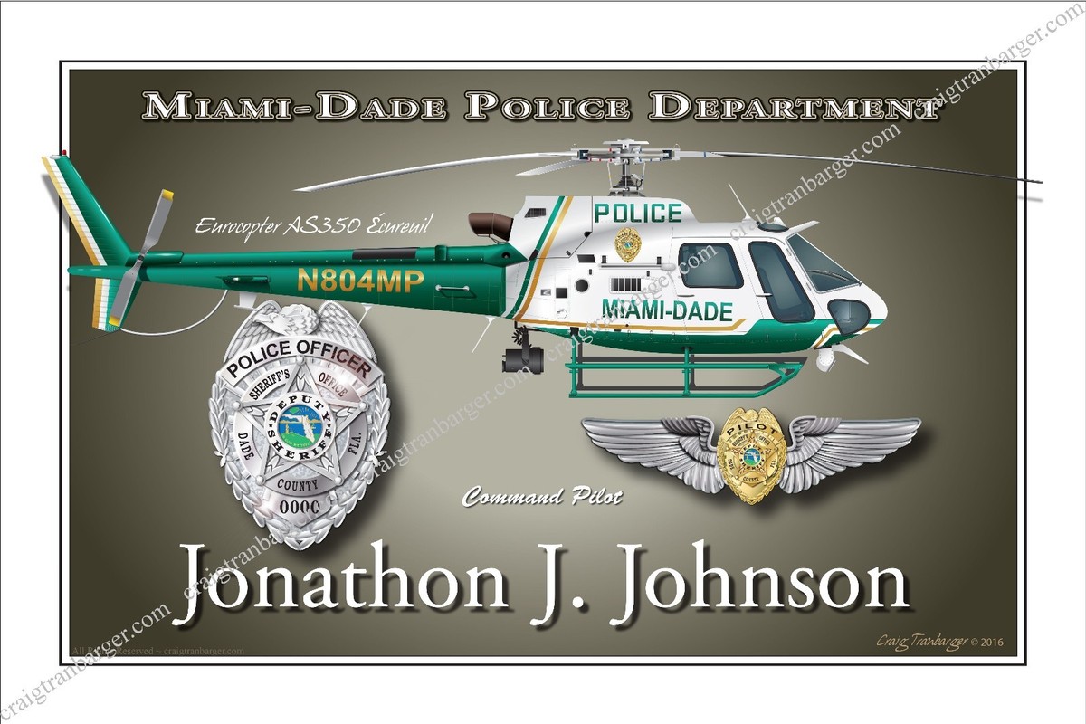 Miami Dade Police Department Helicopter