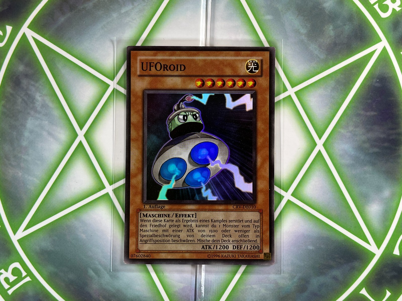 Yu-Gi-Oh! UFOroid CRV-DE010 Super Rare 1. Auflage Deutsch NM Cyrus ...