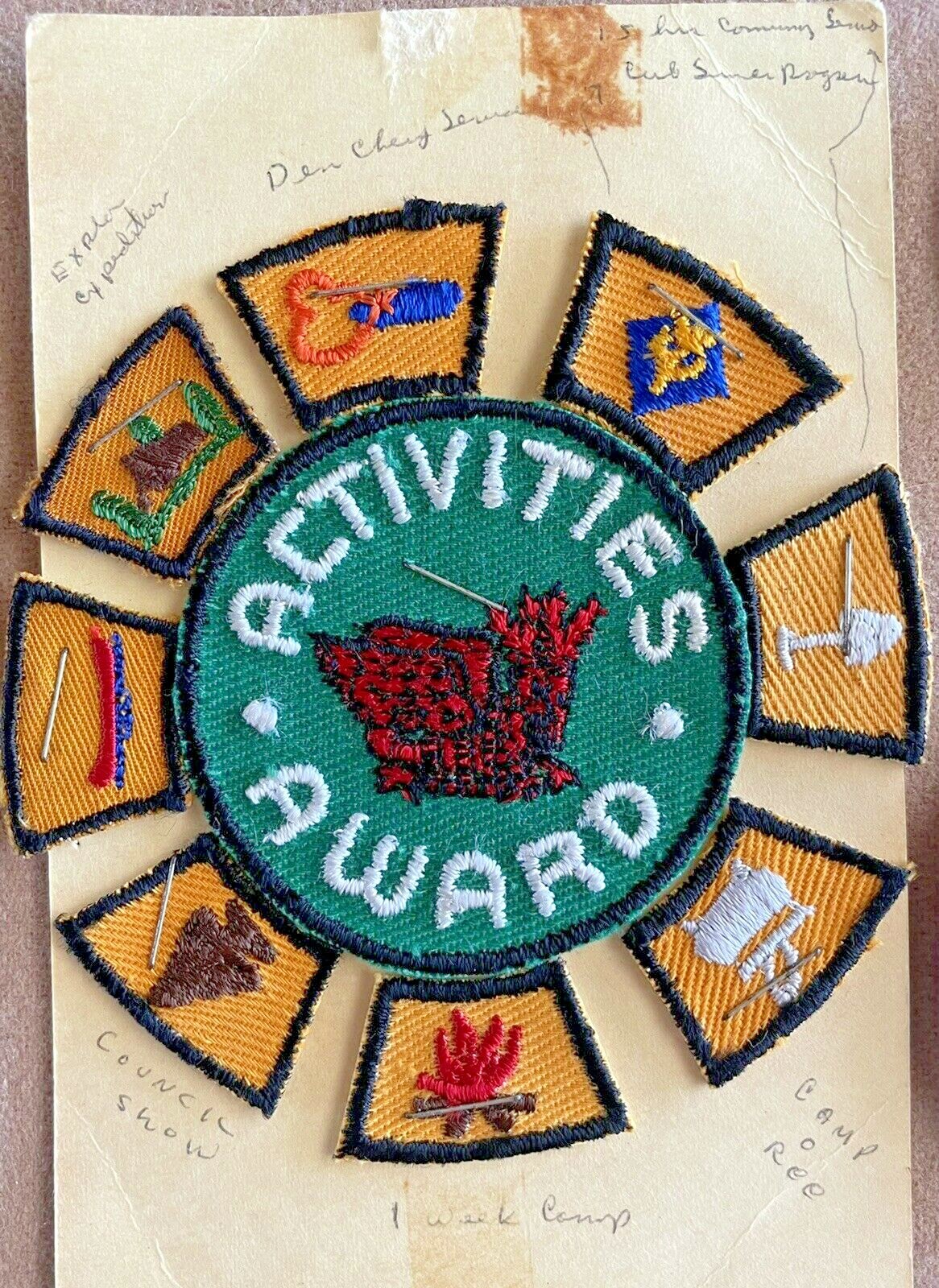 OLD BSA BOY SCOUTS PATCH GROUPING PIASA BIRD COUNCIL , CAMP ...