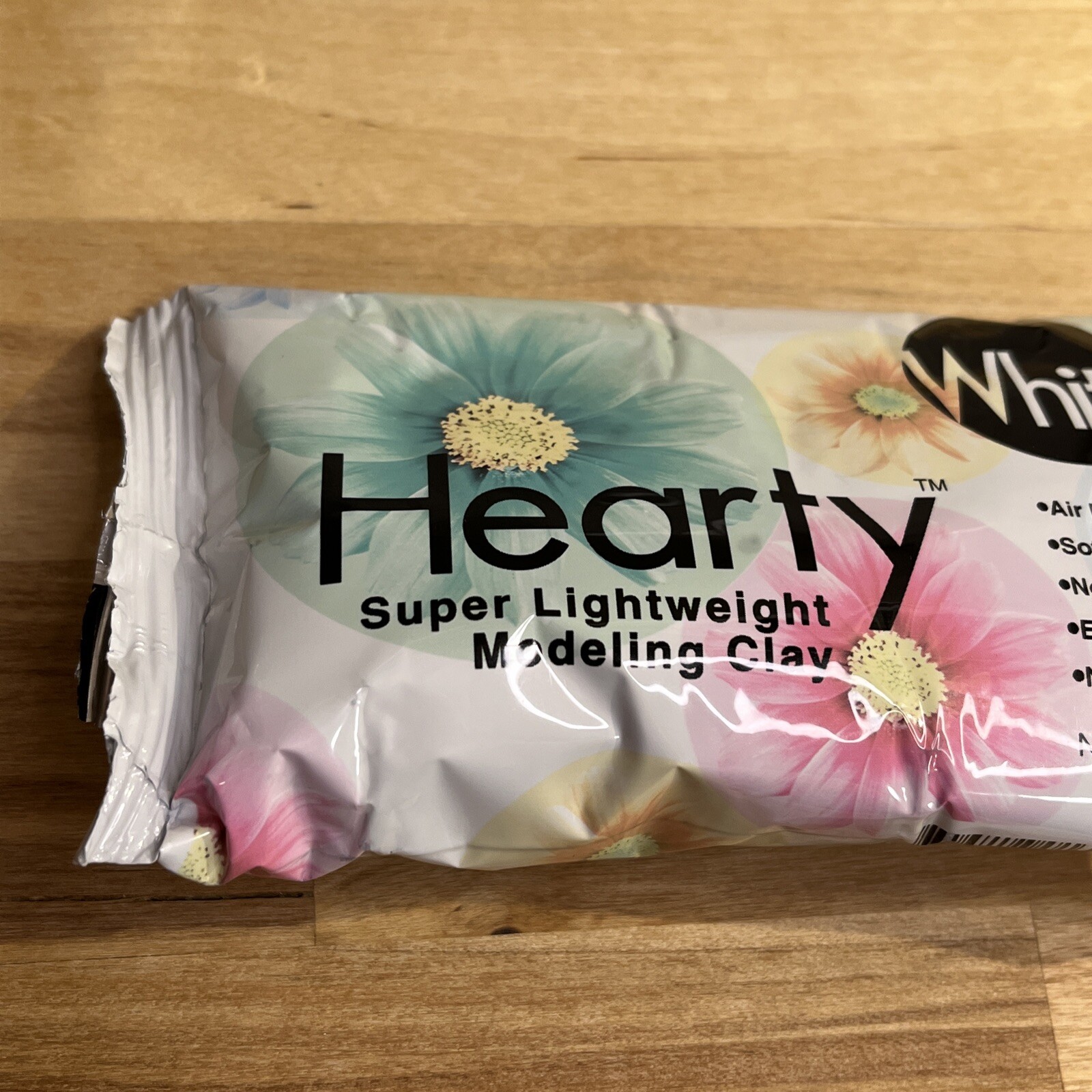 Hearty Air Dry Super Lightweight Modeling Clay - White 50g for sale ...