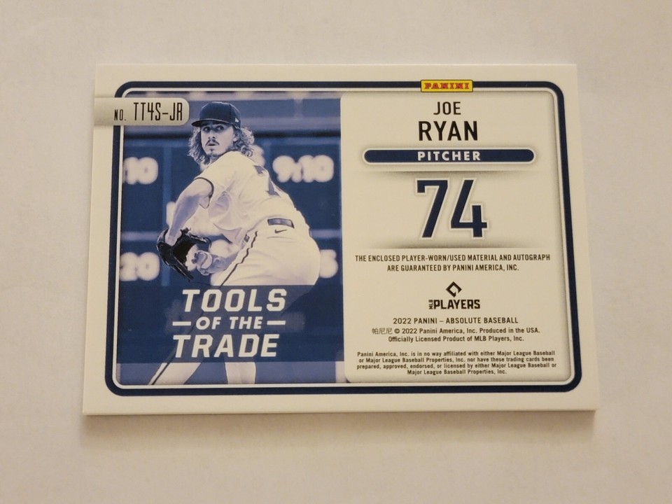 2022 Absolute Joe Ryan RC Tools Of The Trade #'d 059/199 Auto | eBay