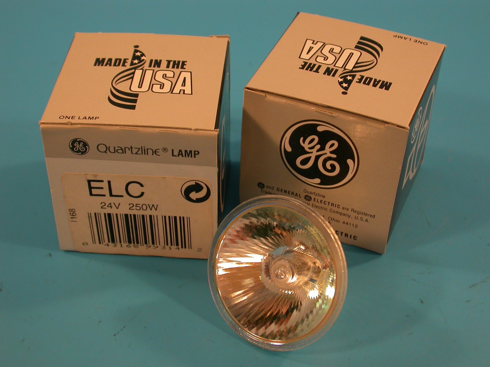 Projection Lamp GE General Electric Pair (2x) ELC 24v 250w - New Old ...