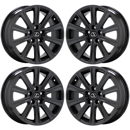17" Lexus NX200 NX300 Black Chrome wheels rims Factory set 74326 ...
