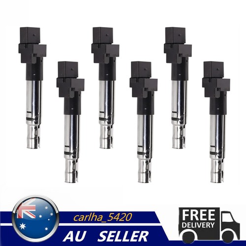 6x Ignition Coil Pack For VW Golf Passat EOS Touareg R32 Audi A3 TT ...