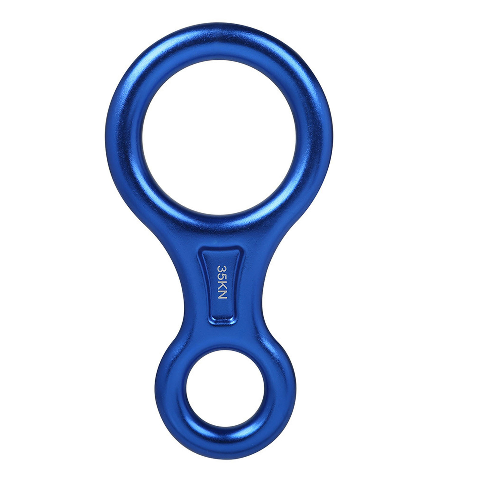 (Blue)Climbing Rings Figure 8 Descender Aluminum Alloy High Strength ...