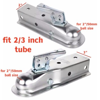 Heavy Duty Trailer Hitch Towing Towbar Coupling 1500kg 50mm 2" Ball 2 ...