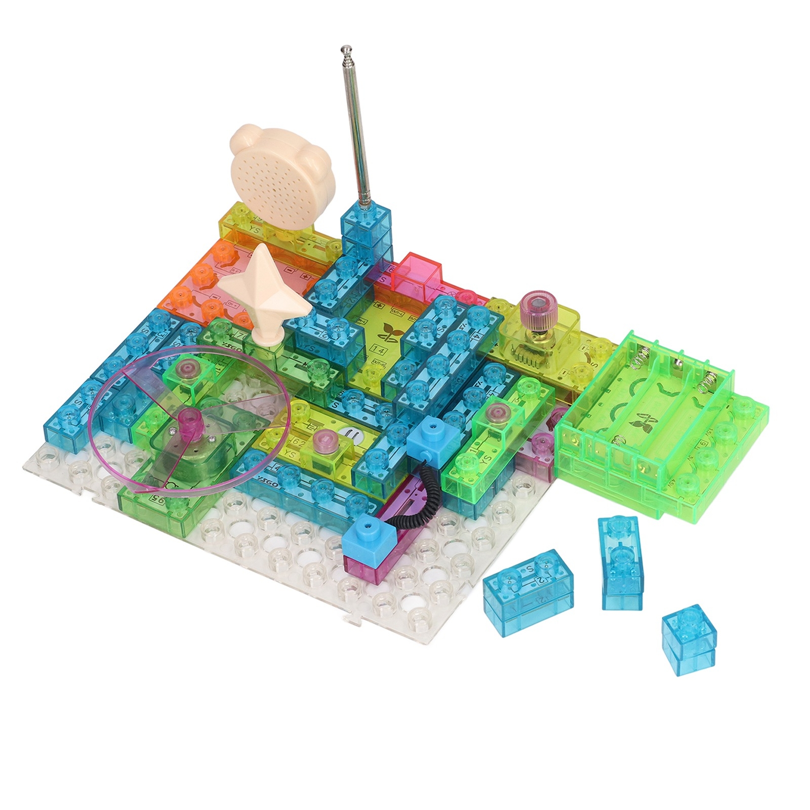 Circuit Building Kit Builder Block Electricity Experiment Toy Set For ...