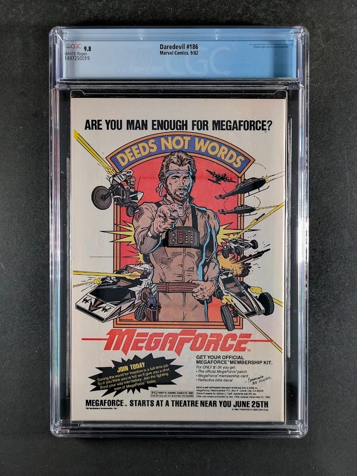 1982 Marvel Comics DAREDEVIL #186 By Frank Miller Stilt-Man Appearance ...