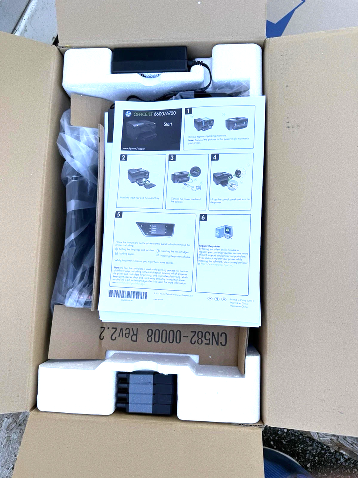 HP OfficeJet 6600 Wireless All-in-One Inkjet Printer with Scan Fax ...