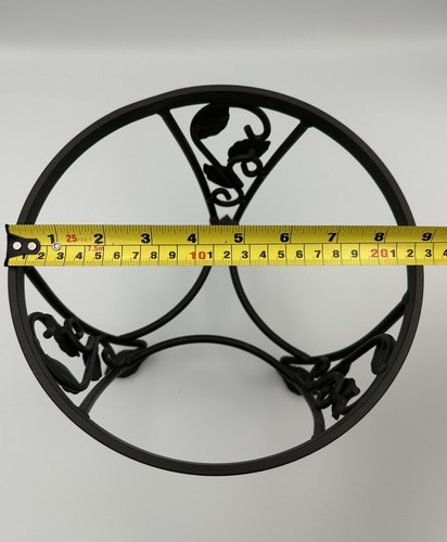 Longaberger Wrought Iron Small Plant Stand 71147 Black | eBay