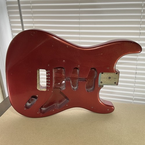 Squier/Fender Stratocaster Guitar Body ~ Candy Apple Red ~ Full ...