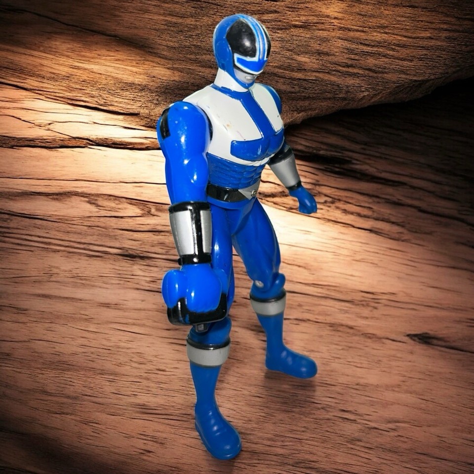Vintage 2000 Bandai Power Rangers Time Force TF Fighter Blue Ranger | eBay