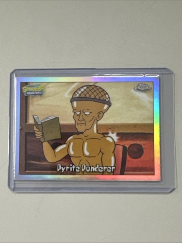 2025 Topps Chrome SpongeBob Pyrite Ponderer Refractor | eBay