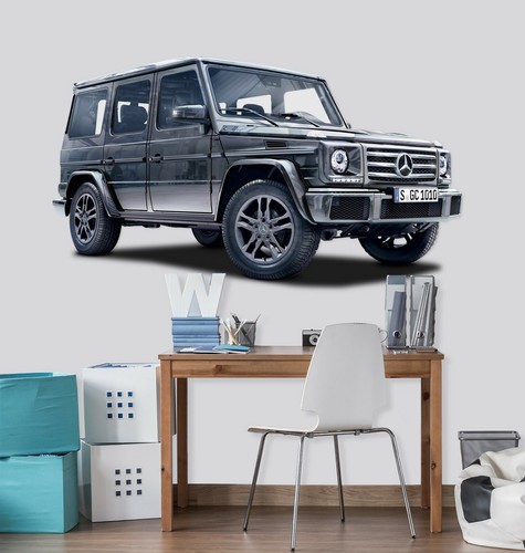 3D Black Car O65 Car Wallpaper Mural Poster Transport Wall Stickers Amy ...