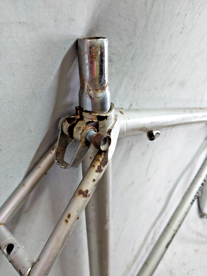 1978 Motobecane Mirage Road Bike Frame X-Small 48cm French Steel Silver ...