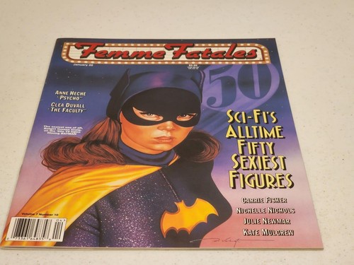 Femme Fatales Magazine (January 1999) SCI-FI All Time Fifty Sexiest ...