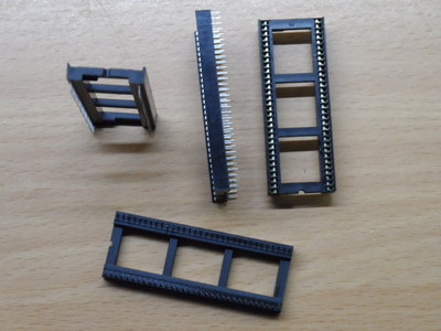 Fine Pitch 64 Pin IC Socket DIL 0.75" wide Way DIP chip C64C PLA | eBay
