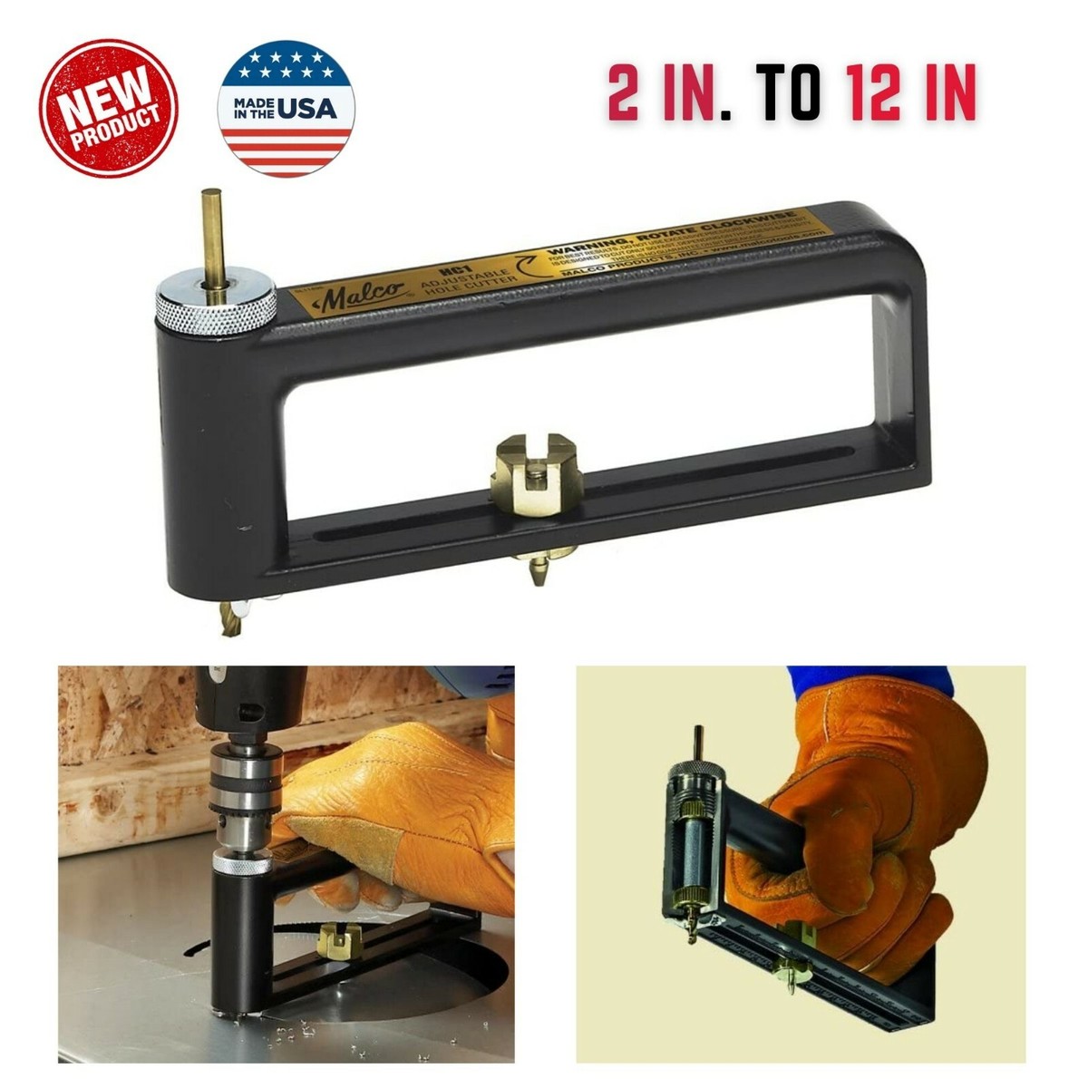 Sheetmetal Tools Hole Cutter Malco A40 Scribe (2-Pack) - Pocket-Sized ...