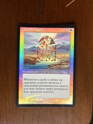 FOIL Karmic Justice | MtG Magic Odyssey | English | Near Mint-Mint (NM ...