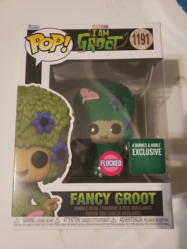 Funko Pop! Vinyl: Marvel - Fancy Groot (Flocked) - Barnes and Noble (BN ...