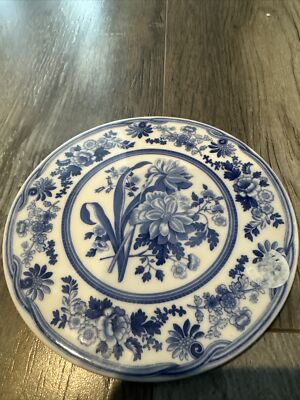Spode Blue Room Round Hanging Trivet 6" L0906 Blue & White Flowers ...