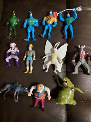 1990s 'The TICK' 6 - inch Action Figures LOT of 11 Bandai Figures Plus ...