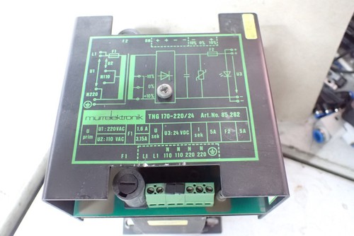 MURR ELEKTRONIK TNG POWER SUPPLY 220/110VAC -- 5amp 24VDC -- 85262 ...
