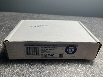 New In Box HID 920PMNNEKMA024 multiCLASS SE RP40 Wall Switch Card ...