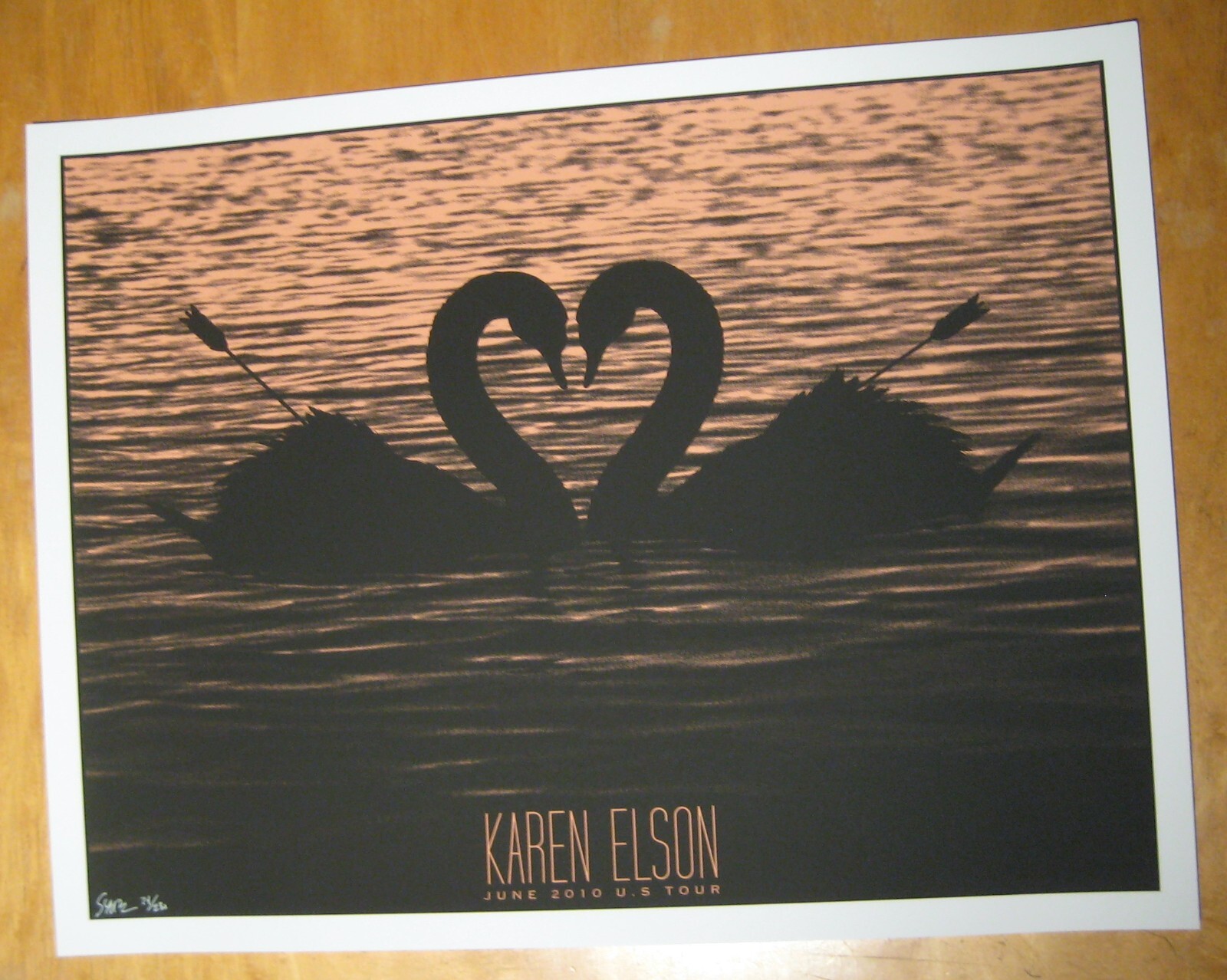 Karen Elson - US Tour - poster - Todd Slater | eBay