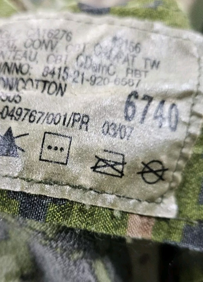 Canadian Army Shirt Cadpat | eBay