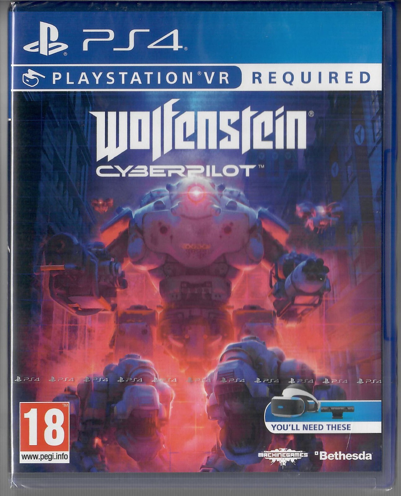 Wolfenstein: Cyberpilot Sony PlayStation 4 PS4 FPS Shooter Game NEW & SEALED | eBay UK