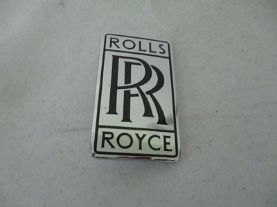 Early Rolls Royce Car Front and Rear Bumper Silver Black RR Brass ...