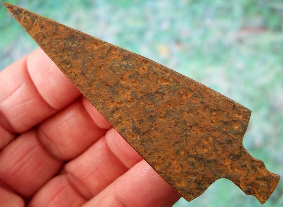 Super Fine 3 1/2 inch Nebraska Metal Trade Point with COA Arrowheads ...