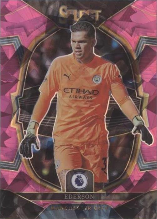 2022-23 Panini Select Premier League - Terrace Ederson #64 Pink Ice ...