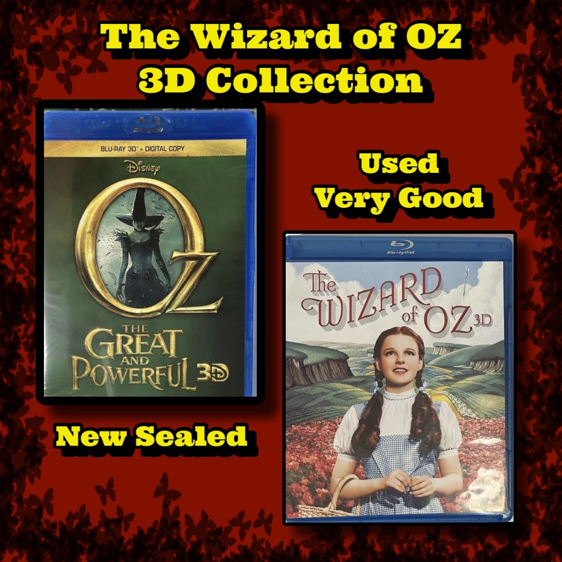 The Wizard Of OZ 3D Collection ~ OZ The Great and Powerful and The ...