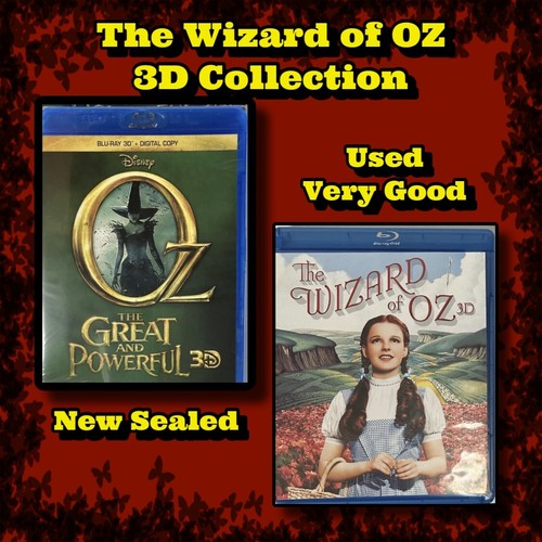 The Wizard Of OZ 3D Collection ~ OZ The Great and Powerful and The ...