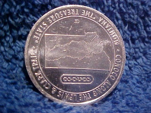 Lewis & Clark Bicentennial medal Montanna The treasure state Conoco ...
