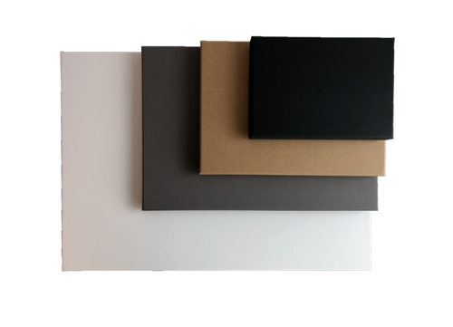 Luxury Stationery Presentation Gift Boxes - A3 A4 A5 A6 - Black White ...