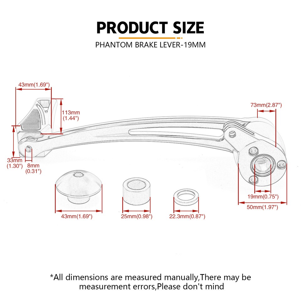 Phantom Shift Levers Shifter Peg Brake Arm Kit For Harley FL Touring ...