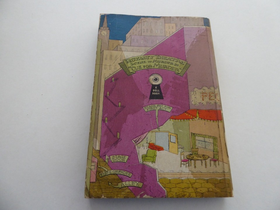 CUE FOR MURDER 1946 HELEN MCCLOY DELL MAPBACK CLASSIC MYSTERY VERY GOOD ...